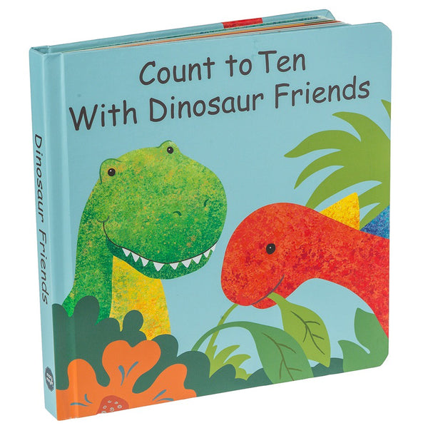 Count To Ten With Dinosaur Friends Book - The Burlap Buffalo