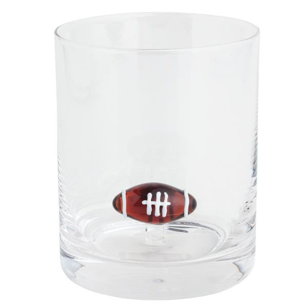 Football Double Old Fashioned Glass - The Burlap Buffalo