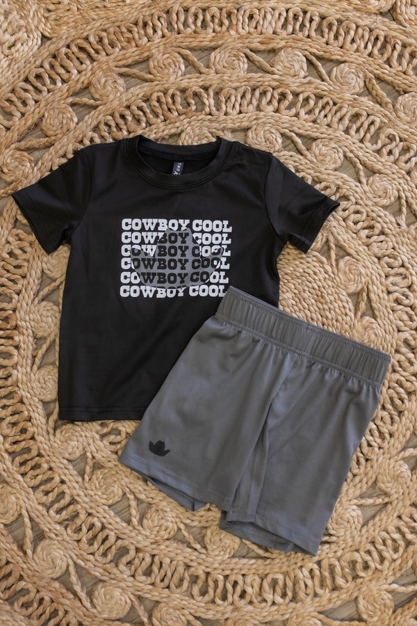 Ranchy Rascals Cowboy Cool Short Set - The Burlap Buffalo