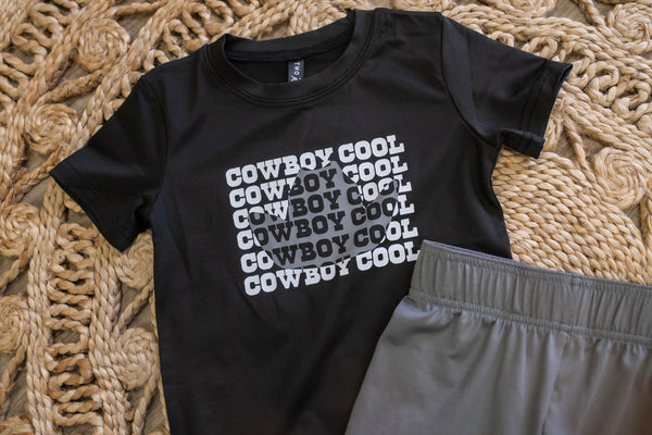 Ranchy Rascals Cowboy Cool Short Set - The Burlap Buffalo