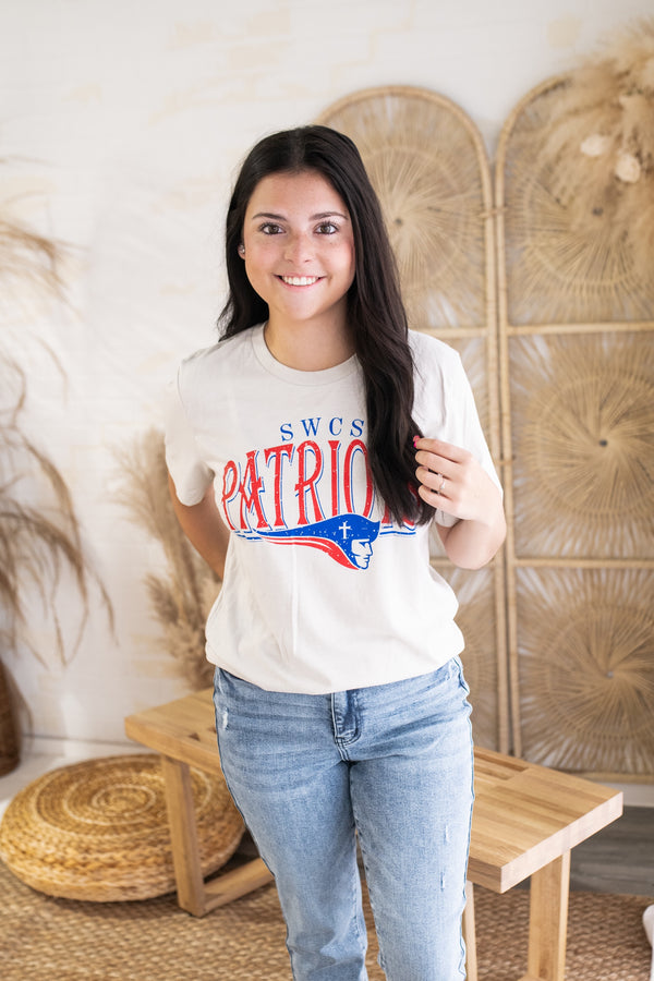 SWCS Patriots Logo Graphic Tee - The Burlap Buffalo